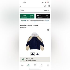 Nike | Jackets & Coats | Nike X Ce Track Jacket | Poshmark